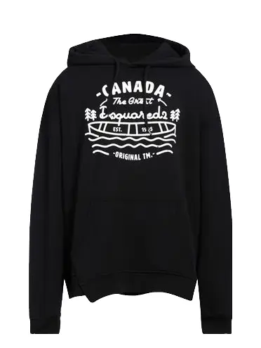 Dsquared2 Cotton French Terry Sweatshirt - Black