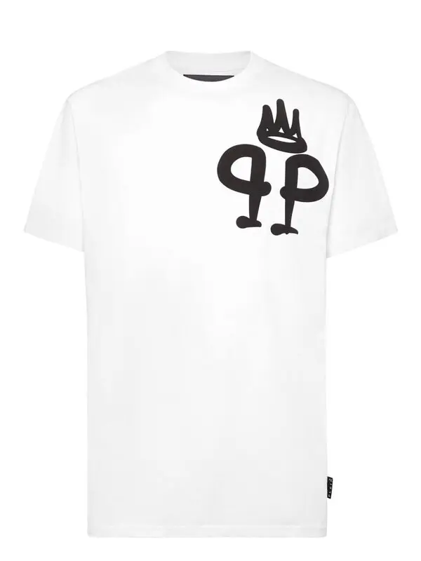 Philipp Plein King Plein Cotton T-shirt - White