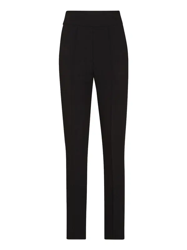 Philipp Plein Slim-cut Crepe Trousers - Black