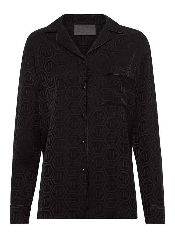 Philipp Plein Monogram Shirt - Black
