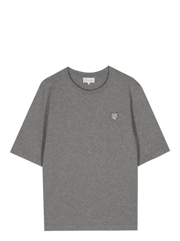 Maison Kitsuné Fox Head Cotton T-shirt - Grey