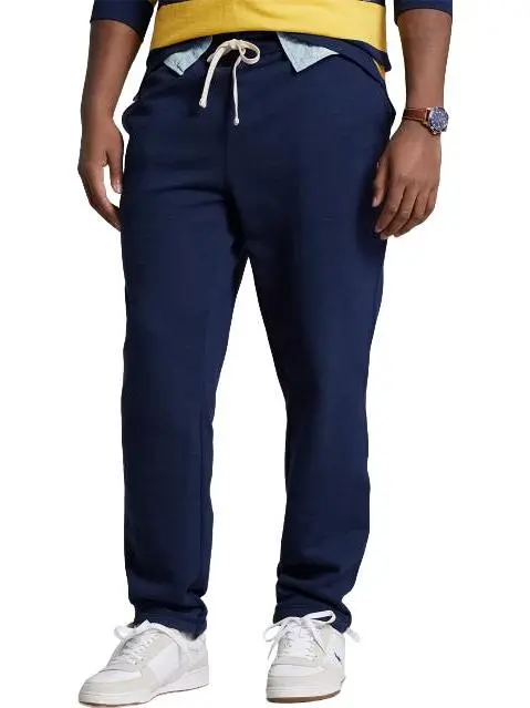 Polo Ralph Lauren Big & Tall Double-knit Tech Joggers - Aviator Navy