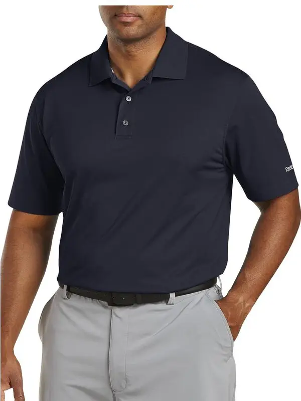 REEBOK Performance Solid Polo - Navy