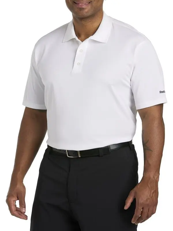 REEBOK Performance Solid Polo - White