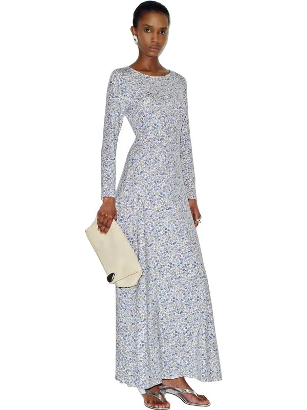 REFORMATION Kori Knit Maxi Dress - Blue