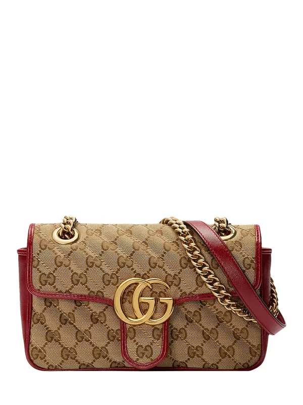 Gucci Gg Marmont Mini Shoulder Bag - Tan