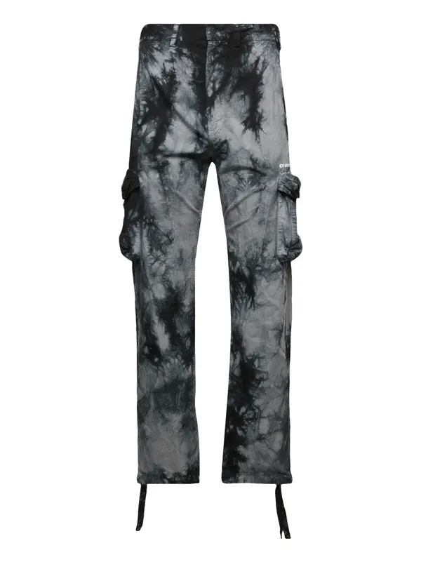 Off-White Tie Dye Ripstop Cargo Pants - Grey