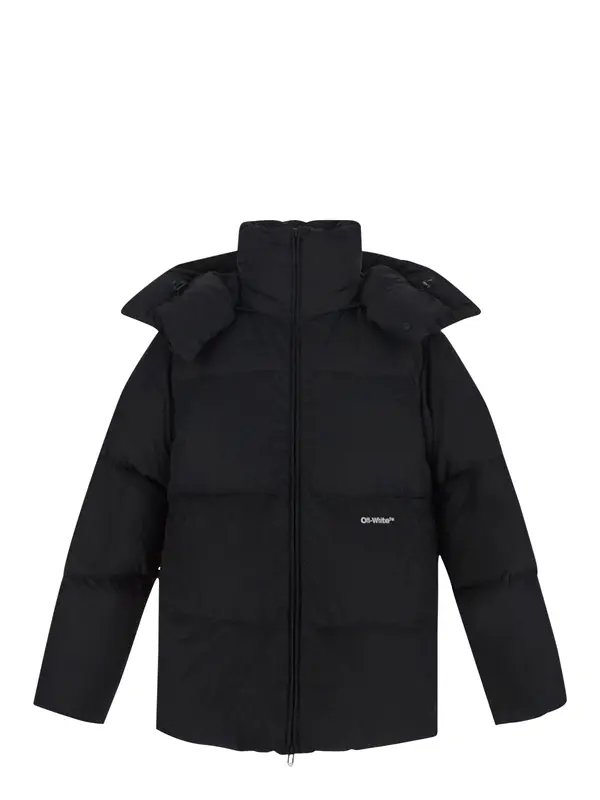 Off-White Bounce Hooded Down Puffer - Black