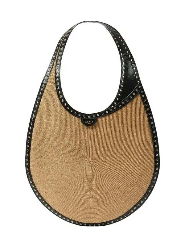 Alaïa Medium Shoulder Bag - Beige