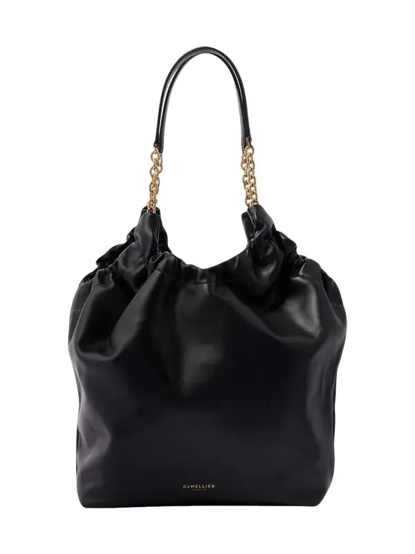 DEMELLIER Miami Leather Tote Bag - Black