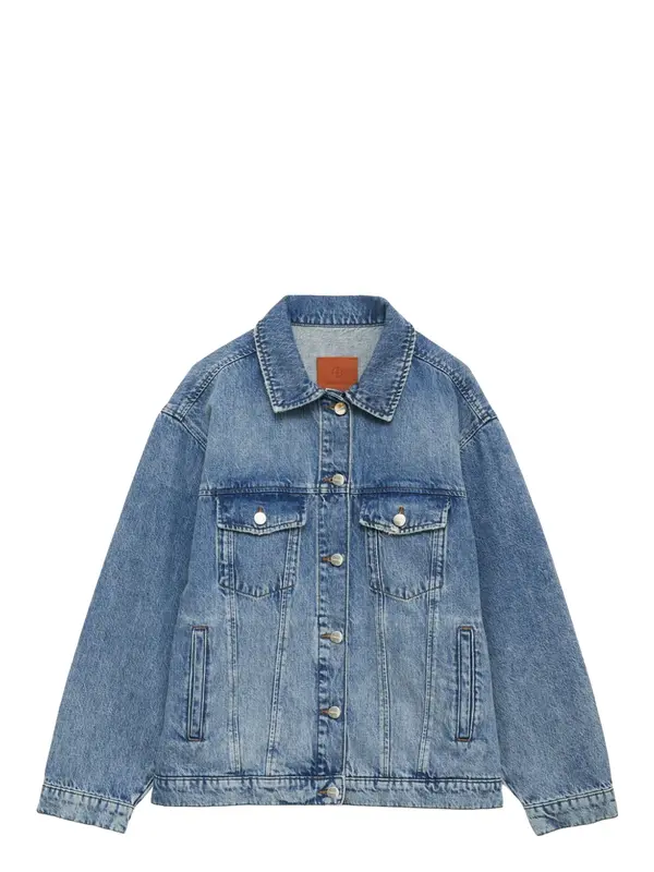 ANINE BING Rory Denim Jacket - Blue