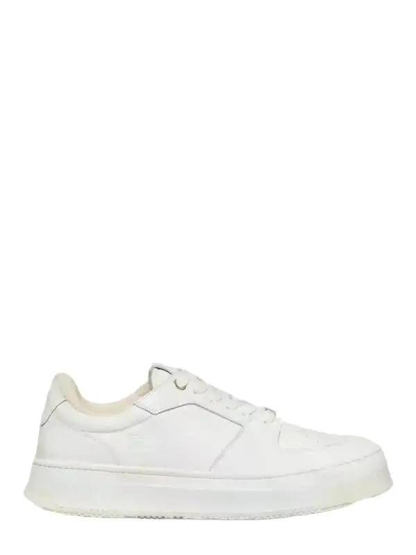 Ami Arcade Lace-up Leather Sneakers - White