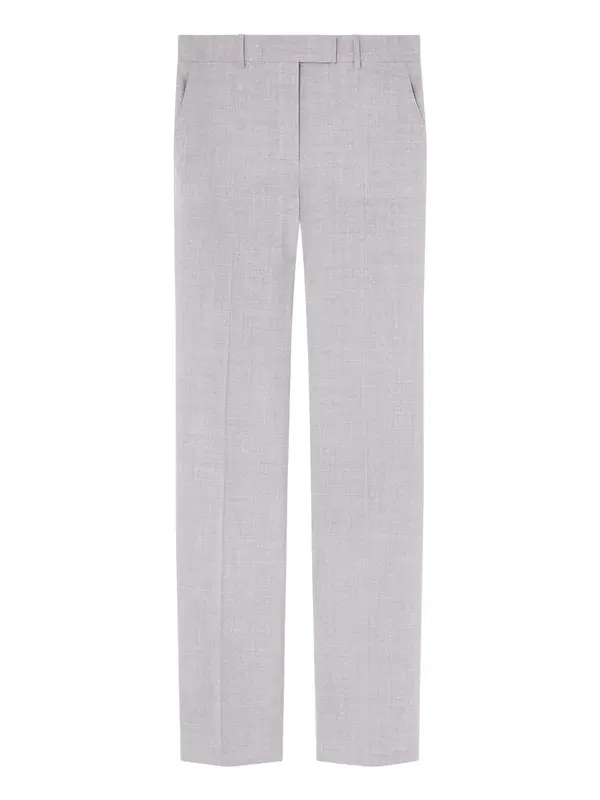 Versace Tailored Straight-leg Trousers - Grey