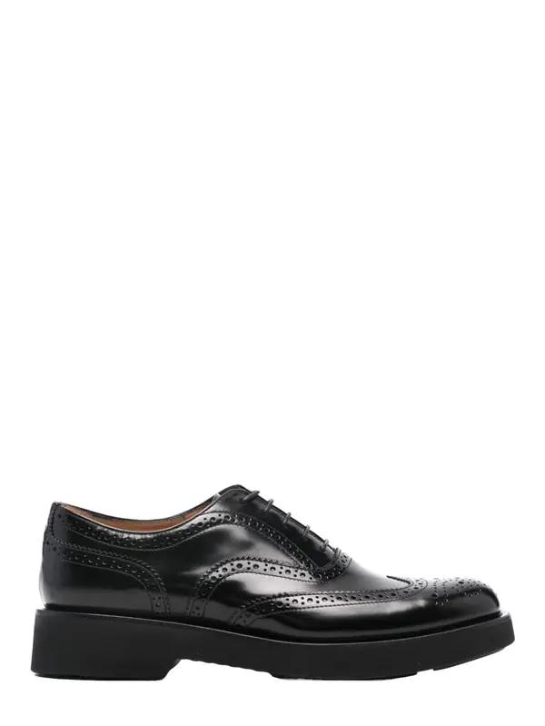 Church's Burwood Leather Brogue Shoes - Black
