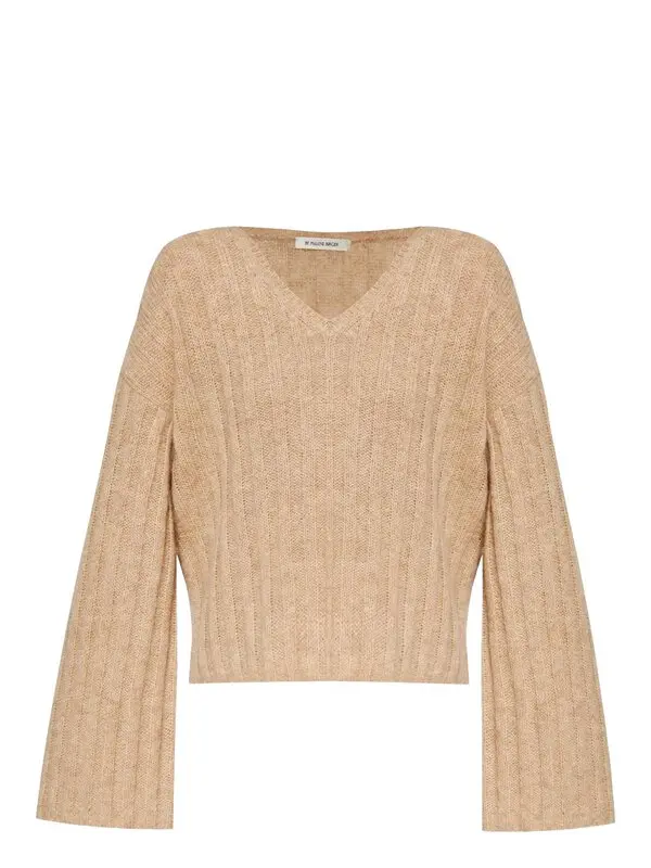 BY MALENE BIRGER V-neck Jumper - Neutrals