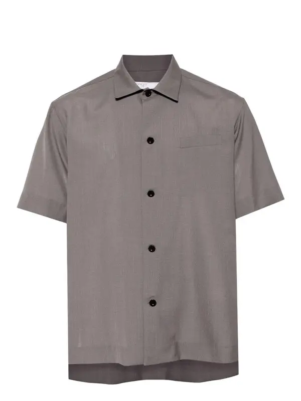 Sacai Suiting Shirt - Neutrals