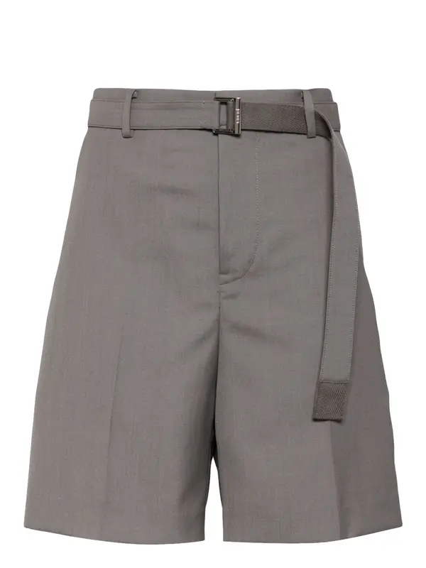 Sacai Suiting Shorts - Neutrals