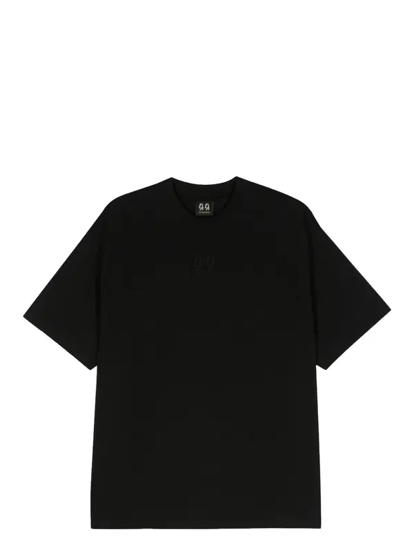 44 LABEL GROUP Logo-print Cotton T-shirt - Black