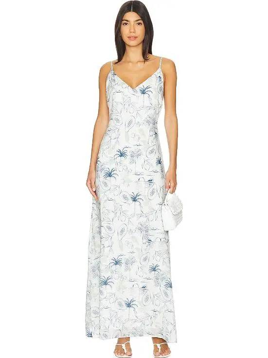 SNDYS. Pomelo Maxi Dress - Escapism