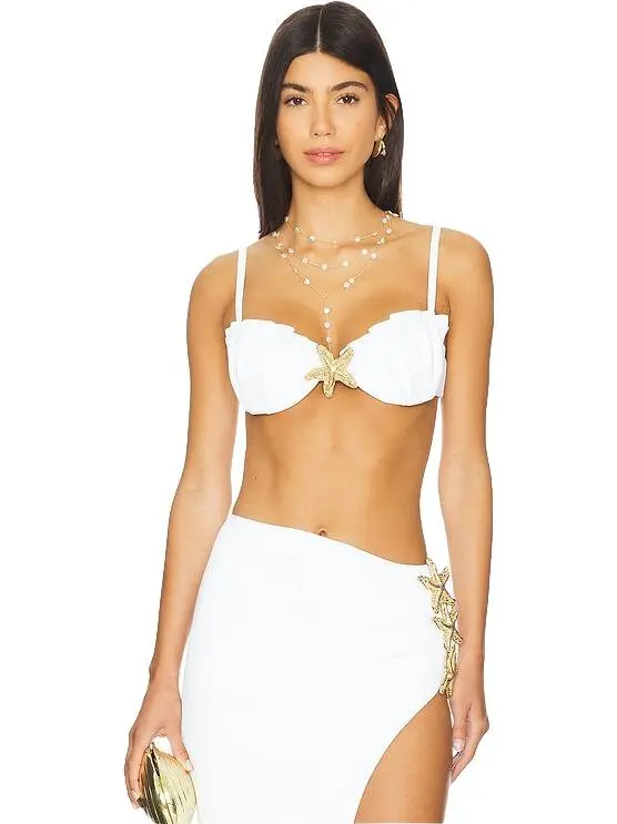 LOVERS AND FRIENDS Isolde Top - White