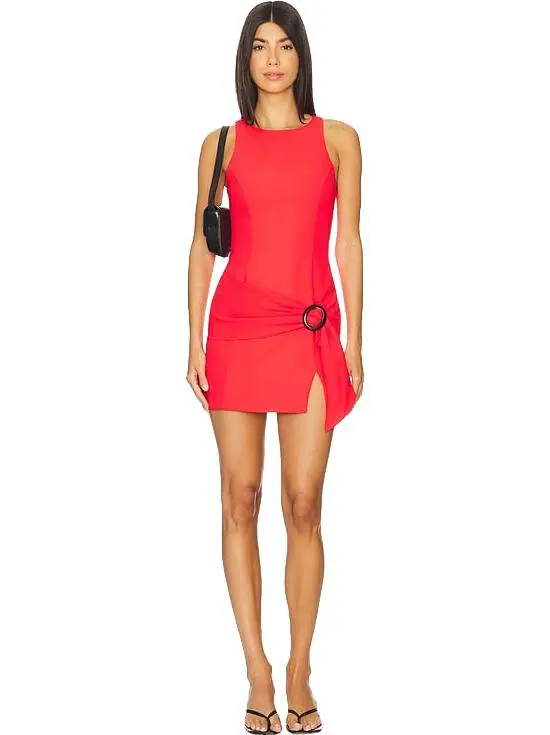Amanda Uprichard X Lanai Dress - Crimson