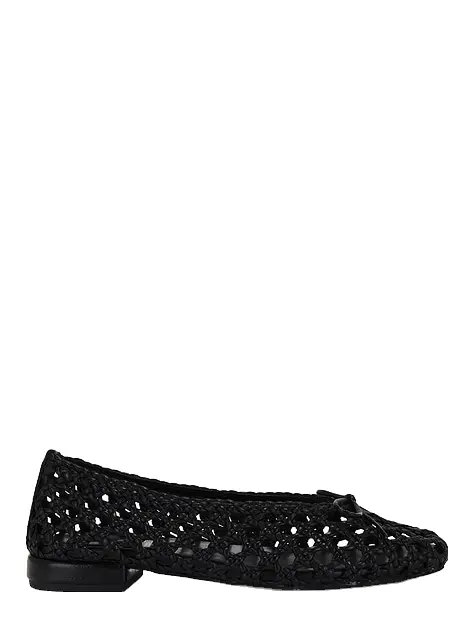 Jeffrey Campbell My Weave Flat - Black