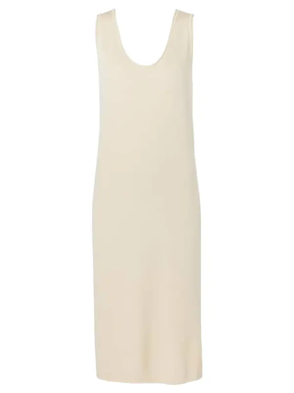 THE ROW Garfield Silk Midi Dress - White