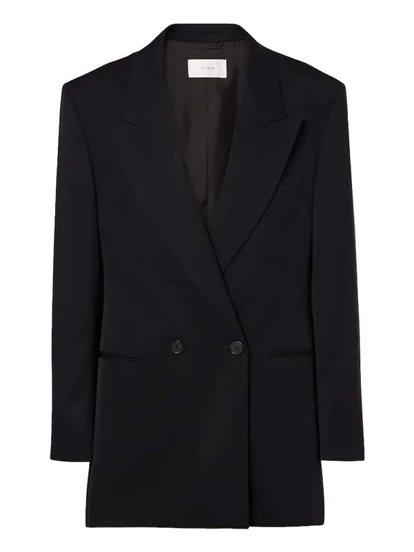 THE ROW Lumis Wool Blazer - Black