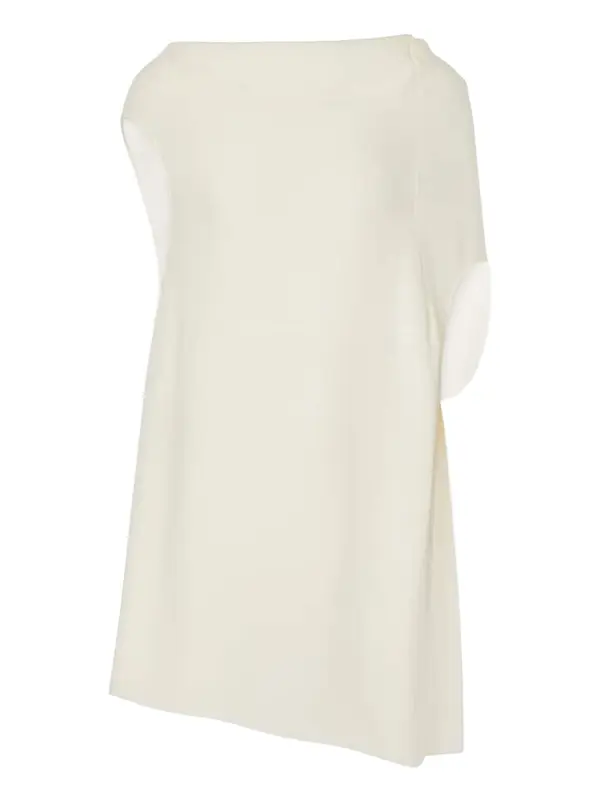 THE ROW Aria Draped Top - White