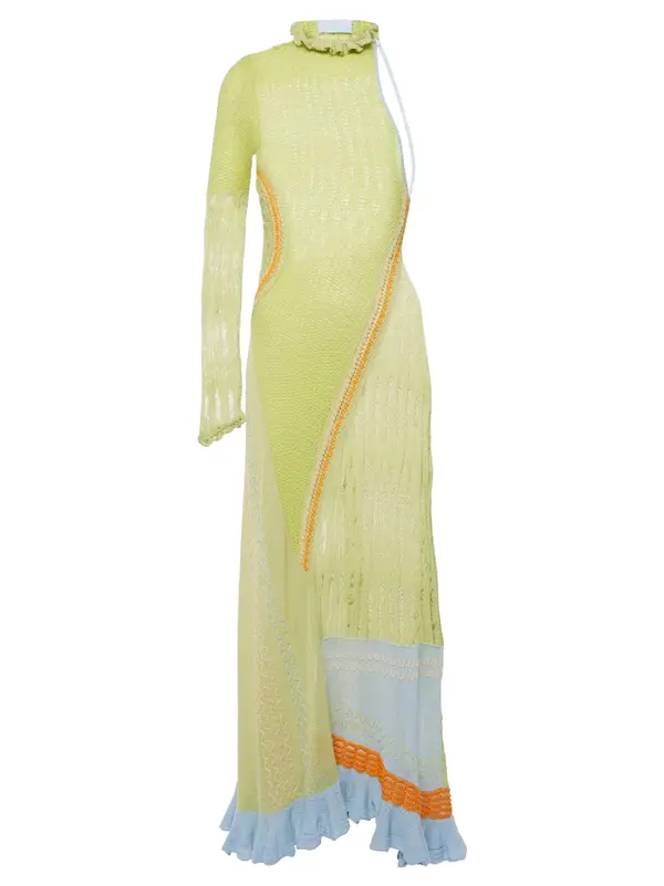 ROBERTA EINER Bianca One-shoulder Maxi Dress - Yellow
