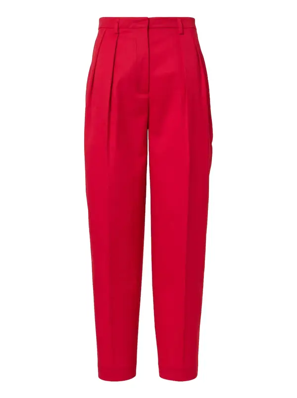 Altuzarra Emmett Wool Tapered Trousers - Red