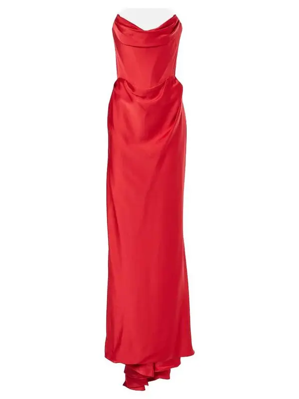 VIVIENNE WESTWOOD Off-shoulder Gown - Red