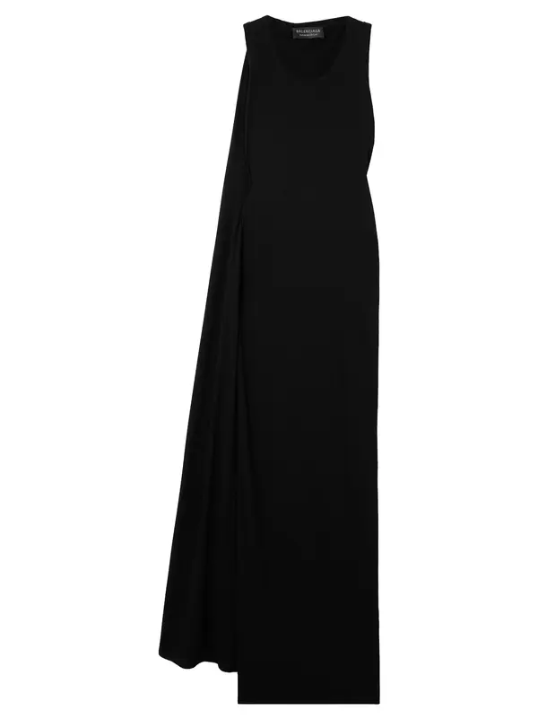 Balenciaga Stretch-jersey Gown - Black