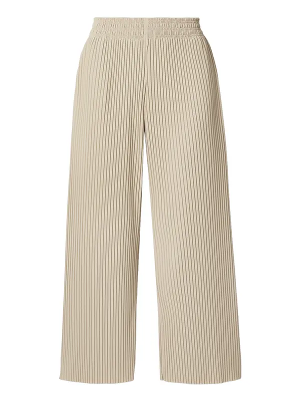 Max Mara Rolanda Plissé-crepe Pants - Neutrals