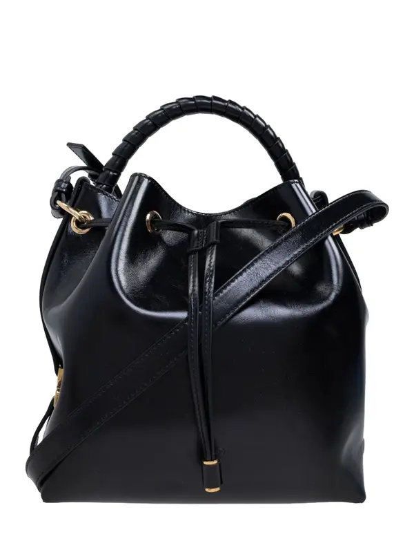 Chloé Leather Bucket Bag - Black