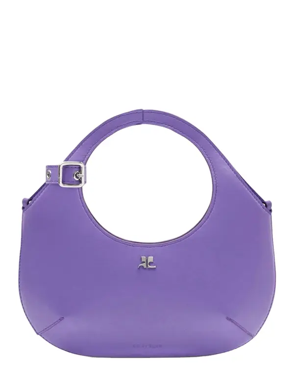 COURREGES Holy Mini Leather Bag - Purple