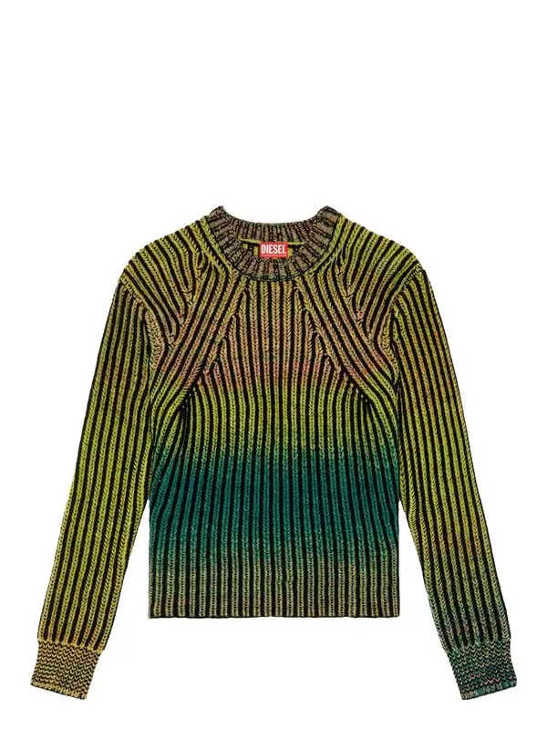 DIESEL Oakland Ribbed Sweater - Green