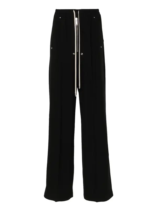 Rick Owens Bela Wide-leg Trousers - Black