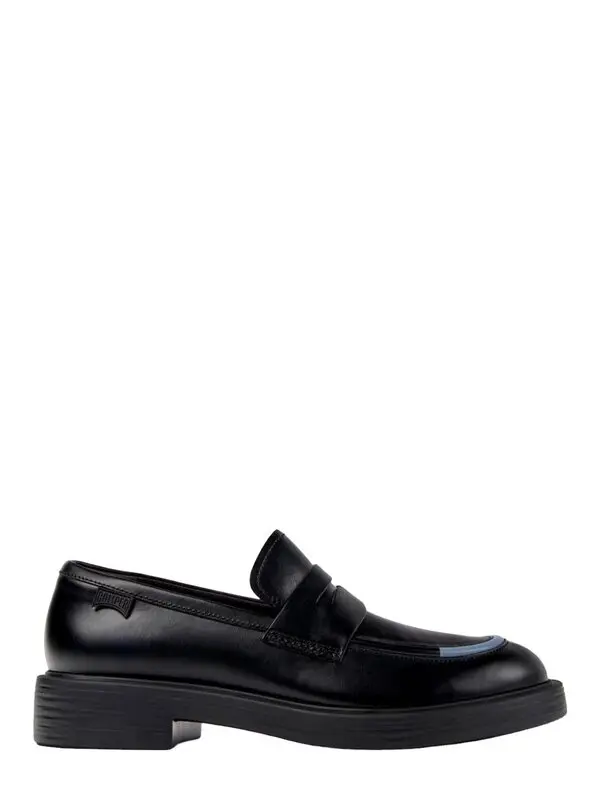 Camper Dean Leather Loafers - Black