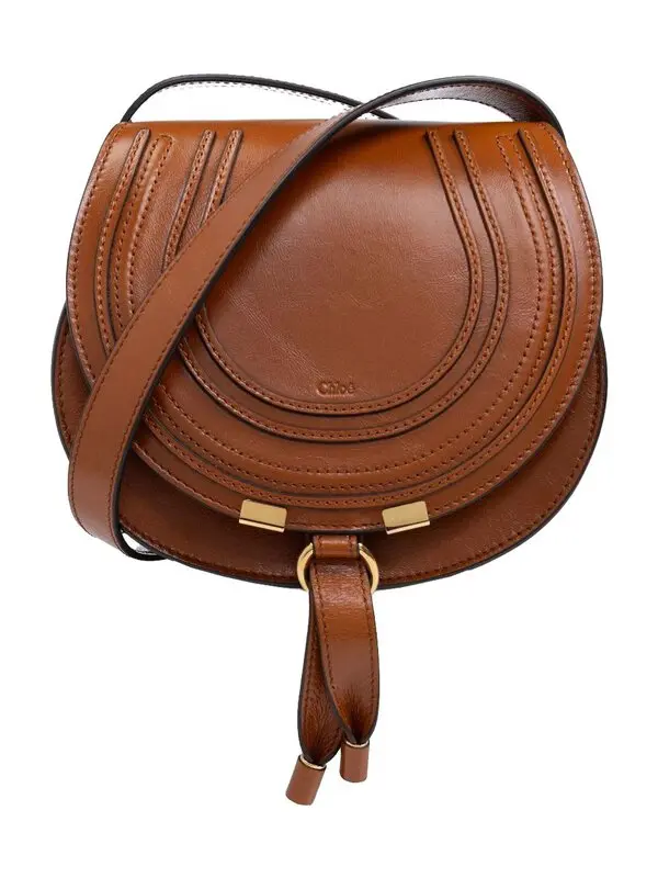 Chloé Small Marcie Saddle Bag - Brown