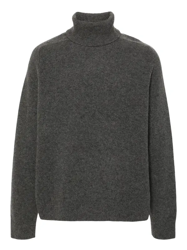 MAISON MARGIELA Roll Neck Wool Jumper - Grey
