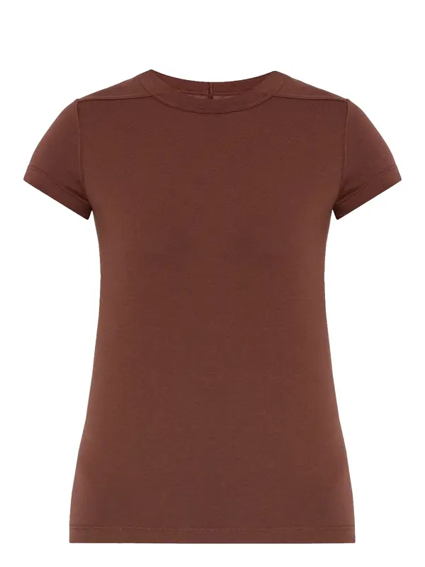 Rick Owens Level Cropped T-shirt - Red