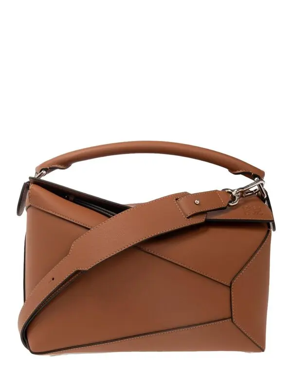 Loewe Medium Puzzle Shoulder Bag - Brown