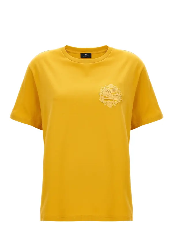 Etro Logo T-shirt - Yellow
