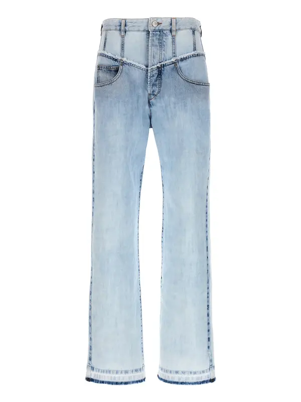 Isabel Marant Noemie Jeans - Light Blue