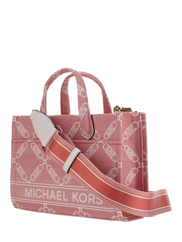 Michael Kors Cotton Canvas Gigi Bag - Red