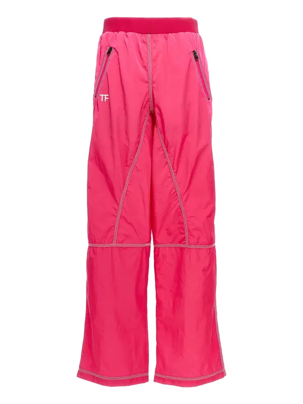 TOM FORD Logo Nylon Pants - Fuchsia