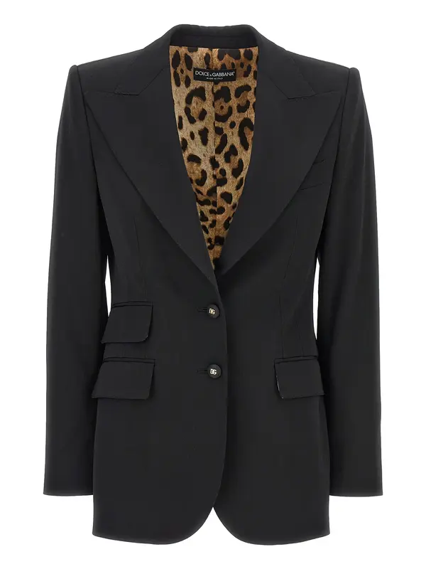 Dolce & Gabbana Single-breasted Blazer - Black