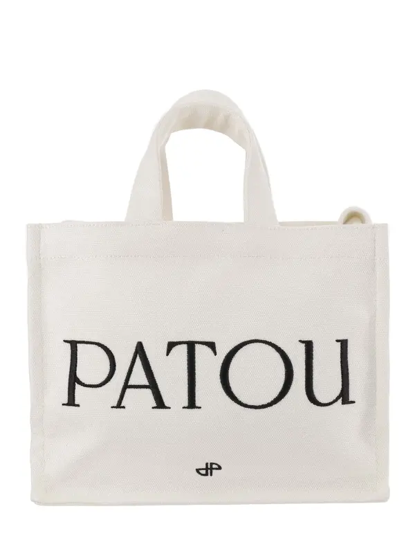Patou Small Cotton Tote - White
