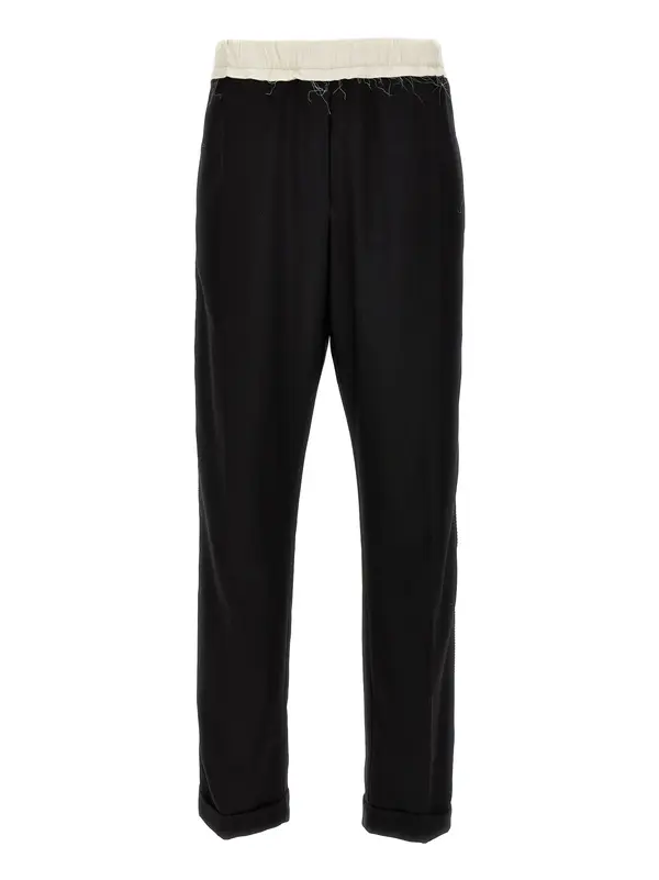 WALES BONNER Seine Pants - White/black